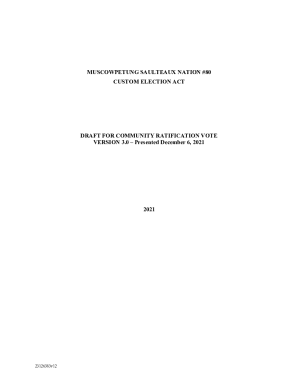 Fillable Online Order Amending the Indian Bands Council Elections ...