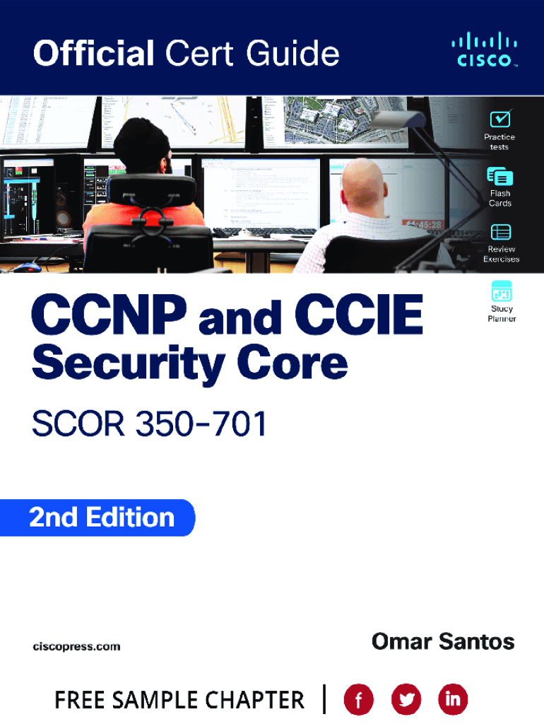 Fillable Online CCNP and CCIE Security Core SCOR 350-701 Official Cert ...