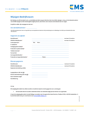 Invulbaar Online Met behulp van dit formulier kunt u uw bedrijfsnaam ...