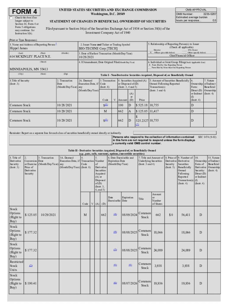 Fillable Online ( 1) The sales reported in this Form 4 were effected ...