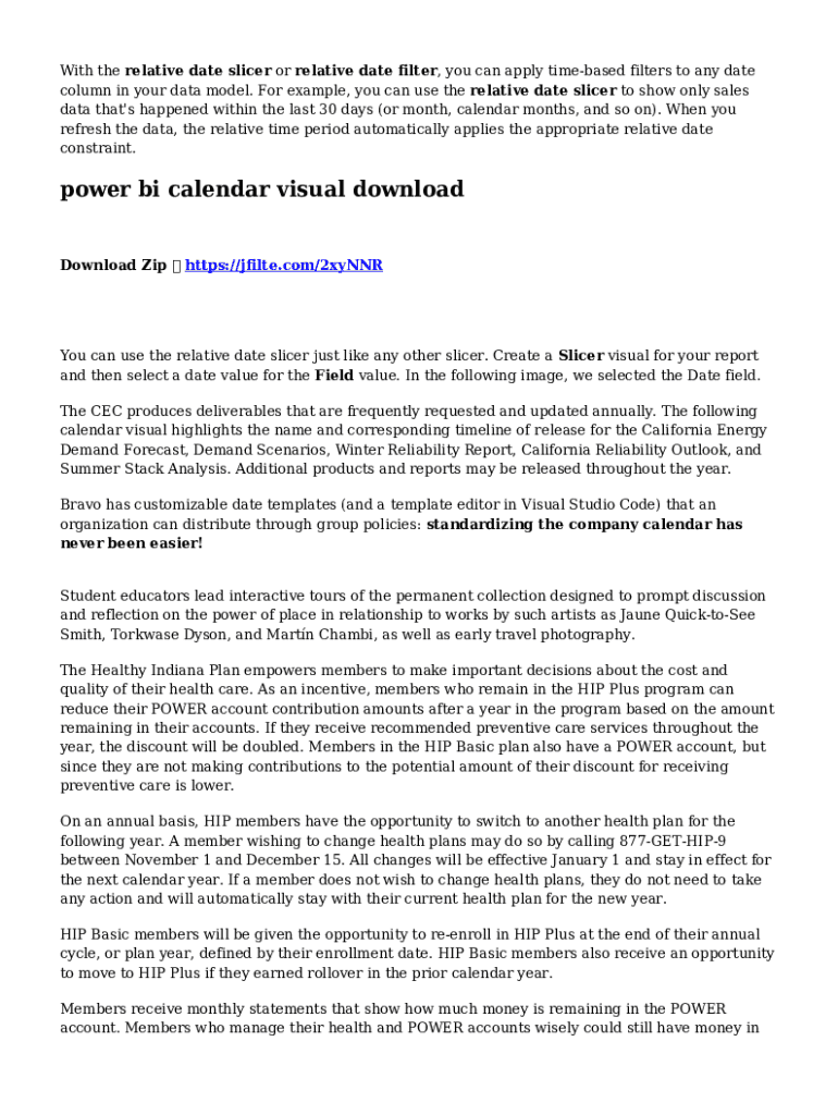 Fillable Online Relative Date Slicer in Power BI; Simple, yet Powerful ...