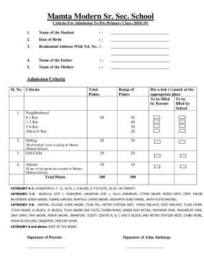 Fillable Online Mamta Modern School Fax Email Print - pdfFiller