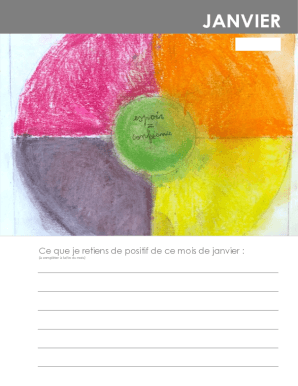 Remplissable En Ligne Ce que je retiens de positif de ce mois de ...