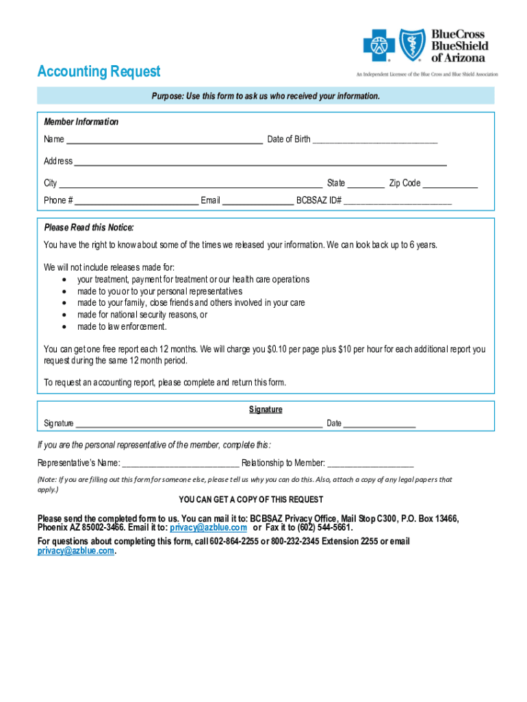 Fillable Online Accounting Request Fax Email Print - pdfFiller