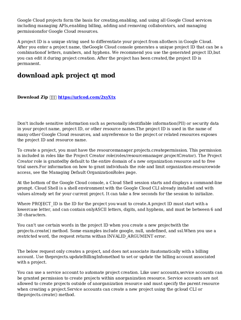 Fillable Online Step 1: Select a Google Cloud project - Looker Studio Help Fax Email Print ...