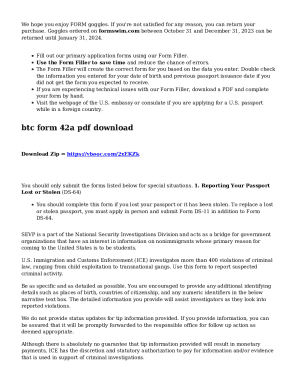 Fillable Online Btc Form 42a Pdf Download Fax Email Print - pdfFiller