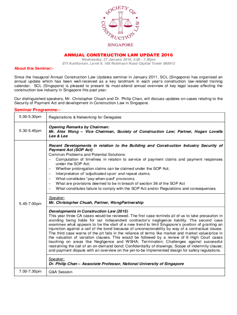 Fillable Online STI Auditorium, Level 9, 168 Robinson Road Capital ...