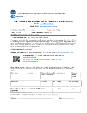DDPI Email Consent Doc Template | pdfFiller