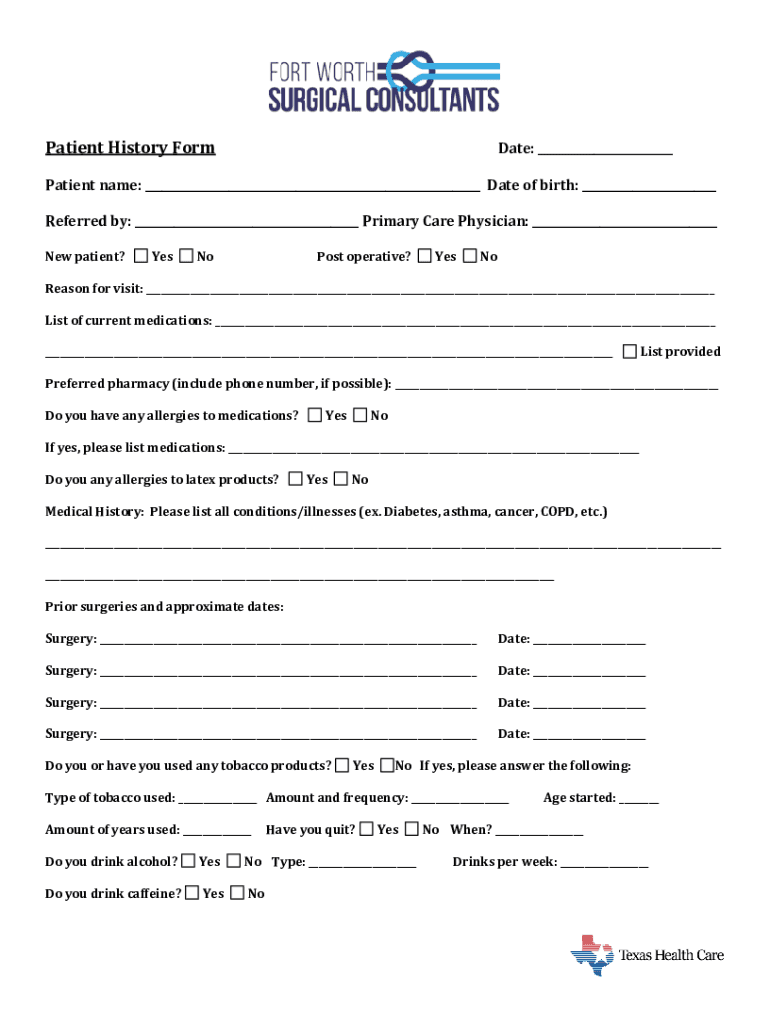 Fillable Online List of current medications: Fax Email Print - pdfFiller