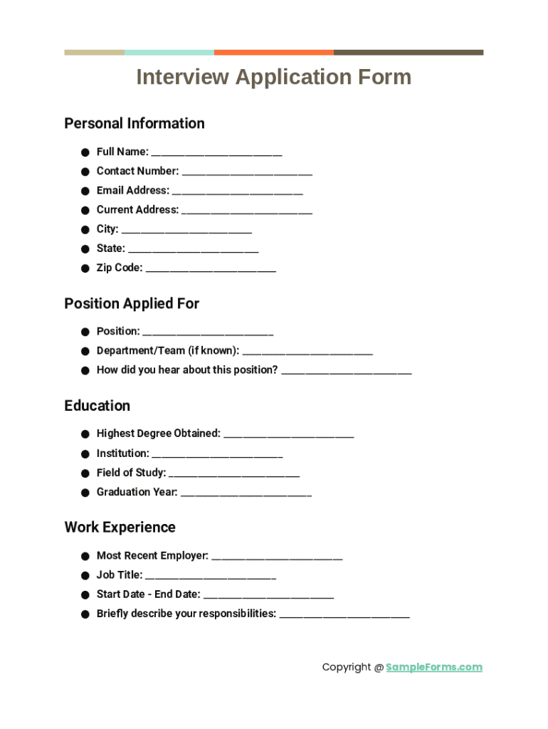 Interview Assessment Filled Sample Doc Template | pdfFiller