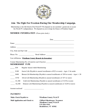 Fillable Online Membership-Form.pdf - NAACP - Montgomery County Fax ...