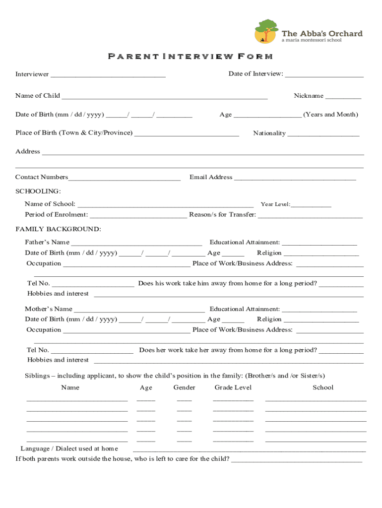 Fillable Online Donor Risk Assessment Interview (Child Donor10 years ...