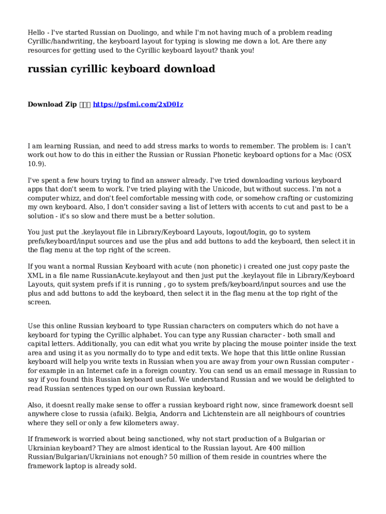 Fillable Online Getting used to Cyrillic keyboard layout? : r/russian ...