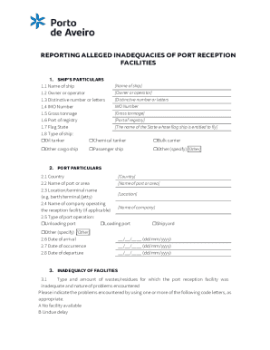 Fillable Online Revised consolidated format for reporting alleged ... Fax Email Print - pdfFiller