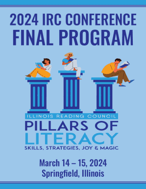 Fillable Online 2024 IRC Conference Registration Form Fax Email Print - pdfFiller