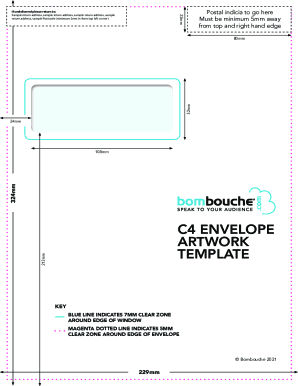 Fillable Online C4 ENVELOPE ARTWORK TEMPLATE Fax Email Print - pdfFiller