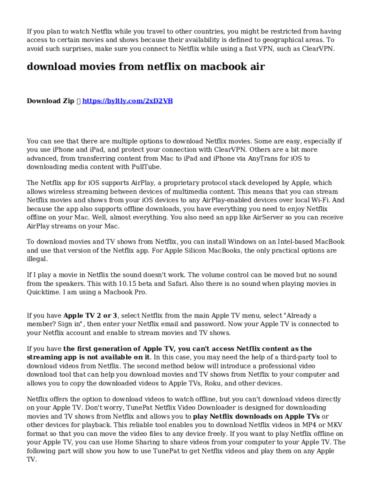 Fillable Online How to change Netflix region: Watch any country version ... Fax Email Print ...