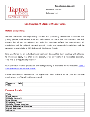 Vetting and Safer Recruitment Policy Statement Doc Template | pdfFiller
