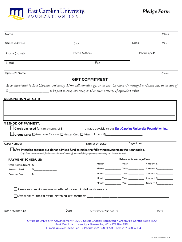 Fillable Online 12-139 Letter of Intent form.indd - ECU CET Fax Email Print - pdfFiller