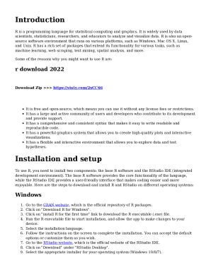 Fillable Online What Is R Programming? Use Cases and FAQ Fax Email ...