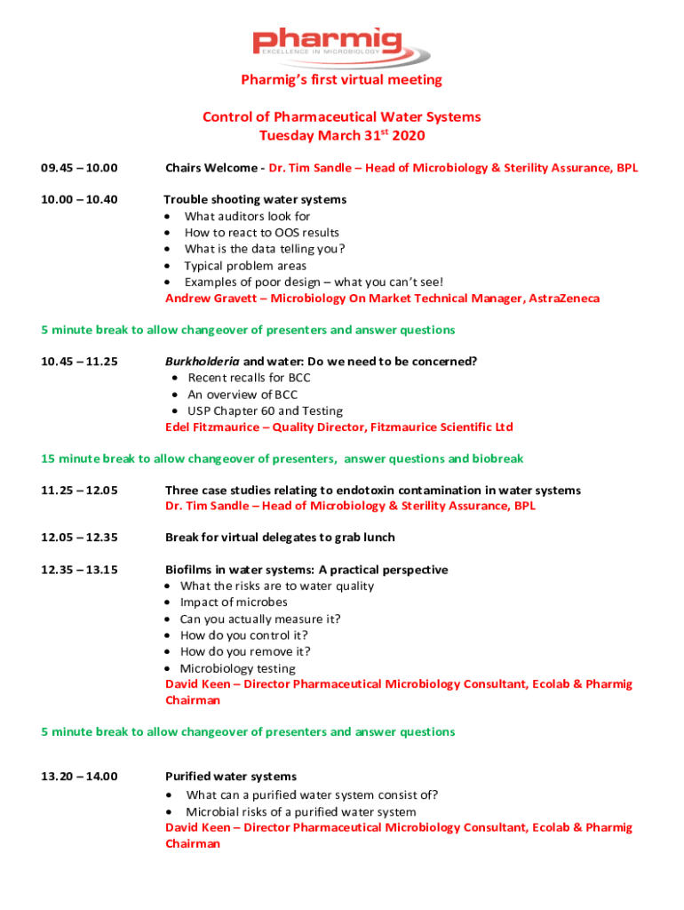 Fillable Online Publications by Tim Sandle - 5th EditionPDF Fax Email Print - pdfFiller