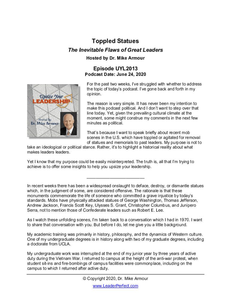 Fillable Online Toppling statues is a first step toward ending Confederate ... Fax Email Print ...