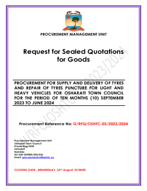 Fillable Online BID INVITATION REQUEST FOR SEALED QUOTATION 1. ... Fax ...