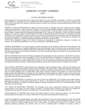 Fillable Online General Consent. General Consent Form Fax Email Print ...