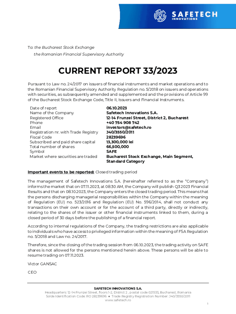 Fillable Online Share capital increase - FSA Certificate issue Fax Email Print - pdfFiller