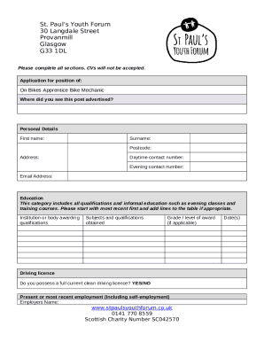 How to write a bicycle mechanic CV (with template) Doc Template | pdfFiller