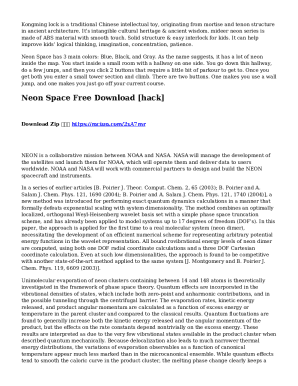 Fillable Online Neon Space Free Download hack Fax Email Print - pdfFiller