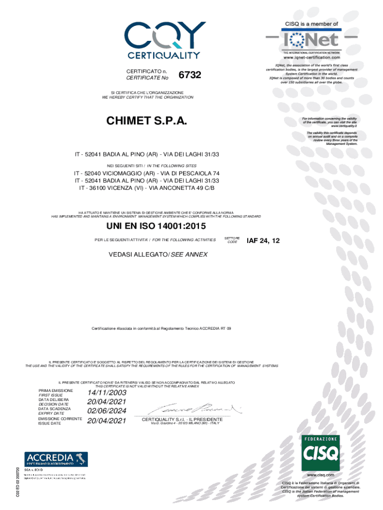 Fillable Online CISQ is a member of Fax Email Print - pdfFiller