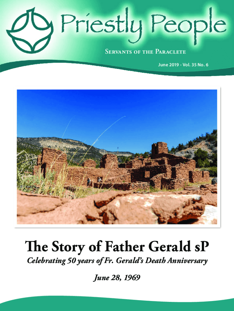 Fillable Online The Story of Father Gerald sP Fax Email Print - pdfFiller