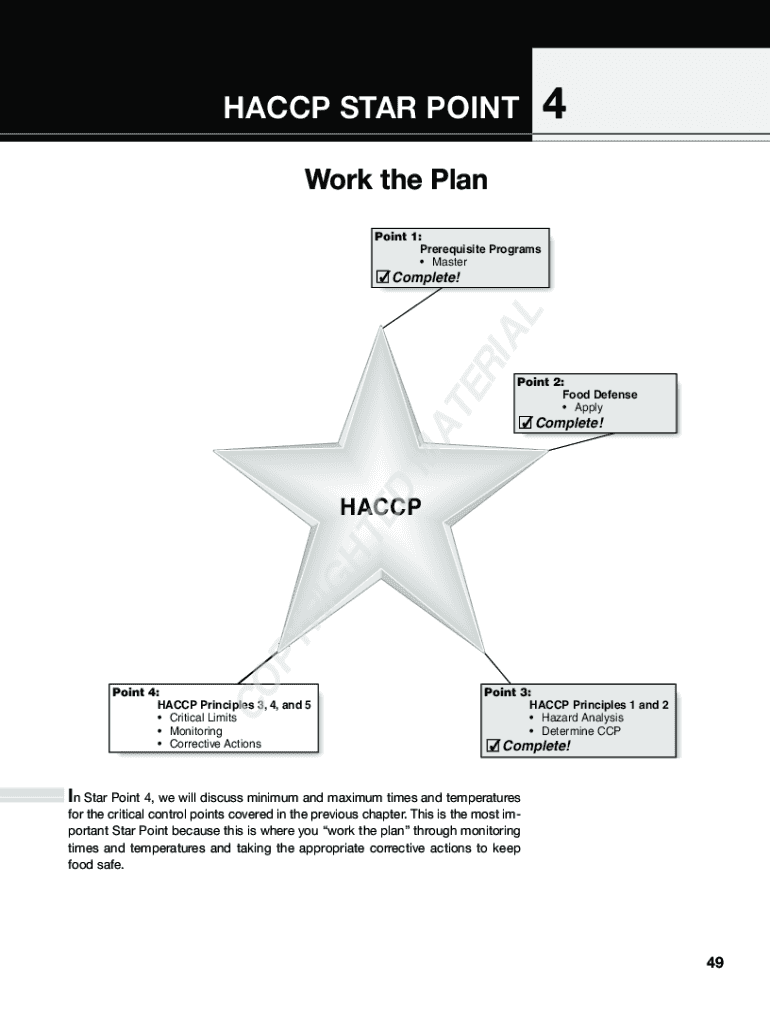 Fillable Online haccp star point 4 Fax Email Print - pdfFiller