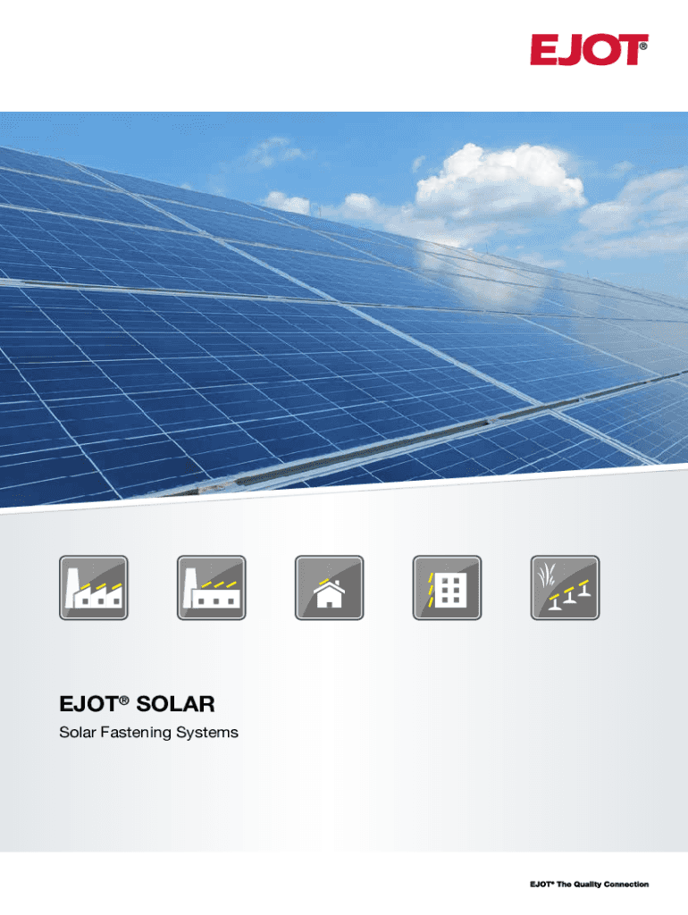 Fillable Online Fastening technology for solar and photovoltaic ...