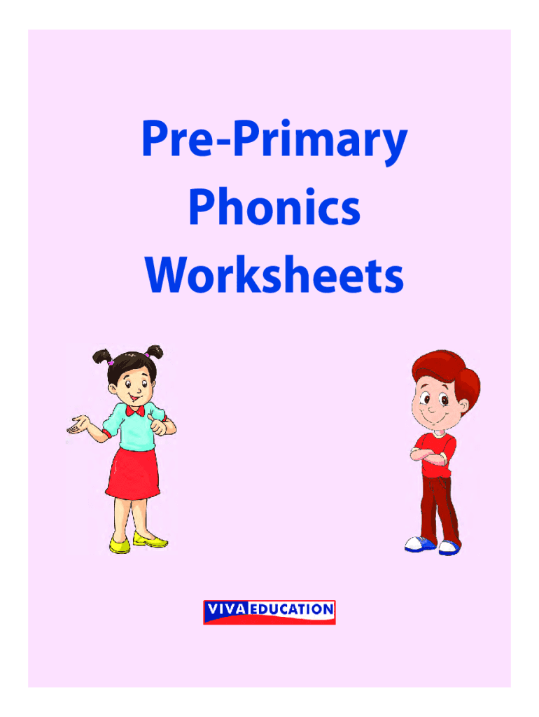 Fillable Online Pre-Primary Phonics Worksheets - Viva eSample Fax Email ...