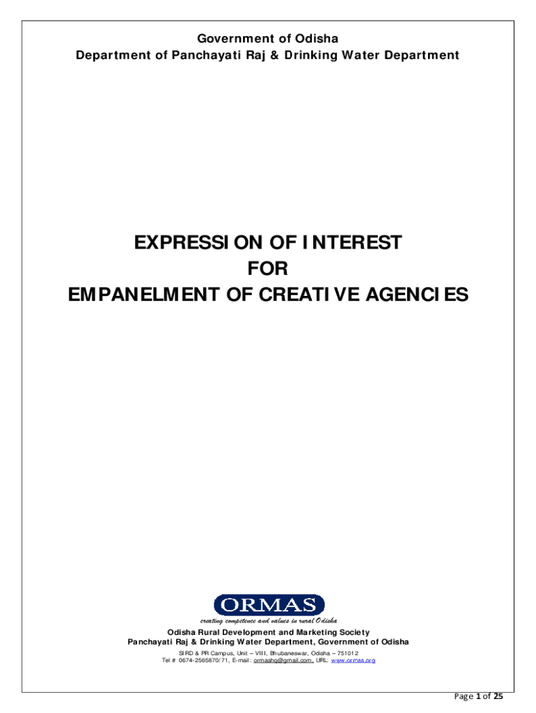 Fillable Online EoI Copy 10072020 Fax Email Print - pdfFiller