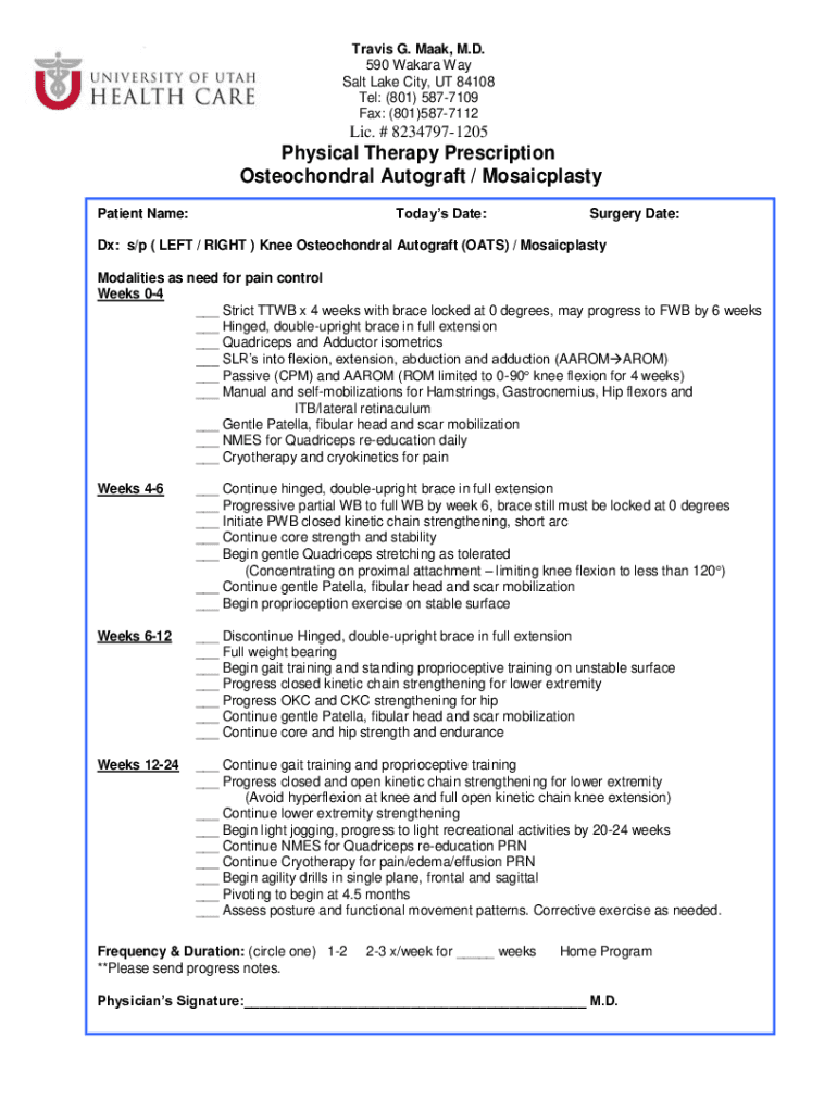 Fillable Online rehabilitation-protocol-for-mosaicplasty-and-OATS-knee ...