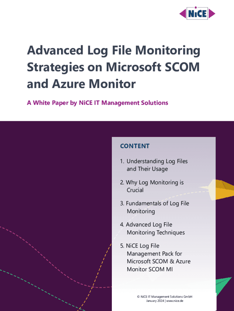 Fillable Online Log File Monitoring On Microsoft Scom And Azure Monitor Fax Email Print Pdffiller