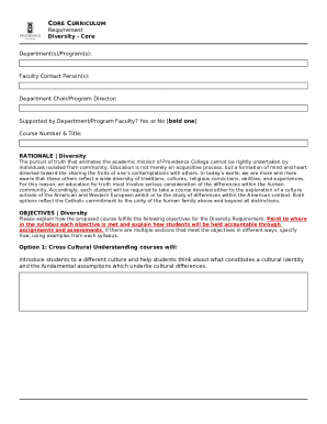 Diversity CCC Doc Template | pdfFiller