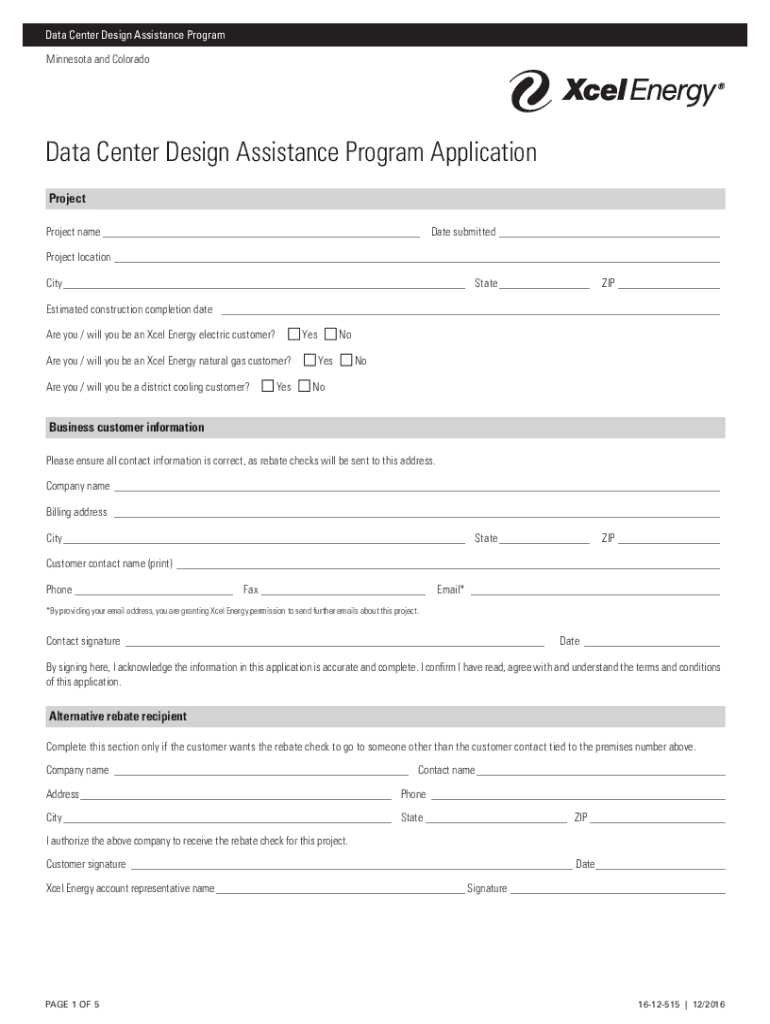 Fillable Online Energy Design Assistance Interest Form Fax Email Print ...