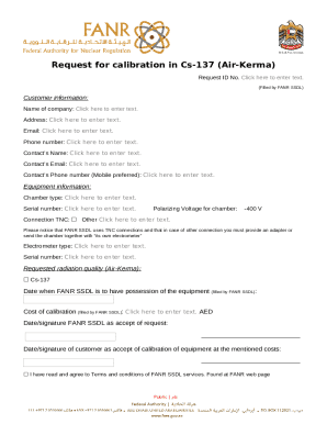 How to fill the calibration request correctly? Doc Template | pdfFiller