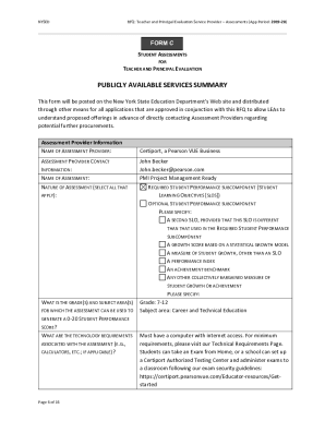 Fillable Online Certiport PMI Project Management Ready Forms C and G ...