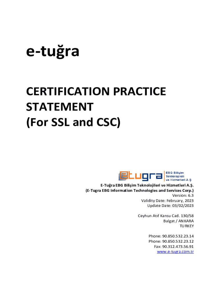 Fillable Online Usage Statistics and Market Share of E-Tugra as SSL ... Fax Email Print - pdfFiller