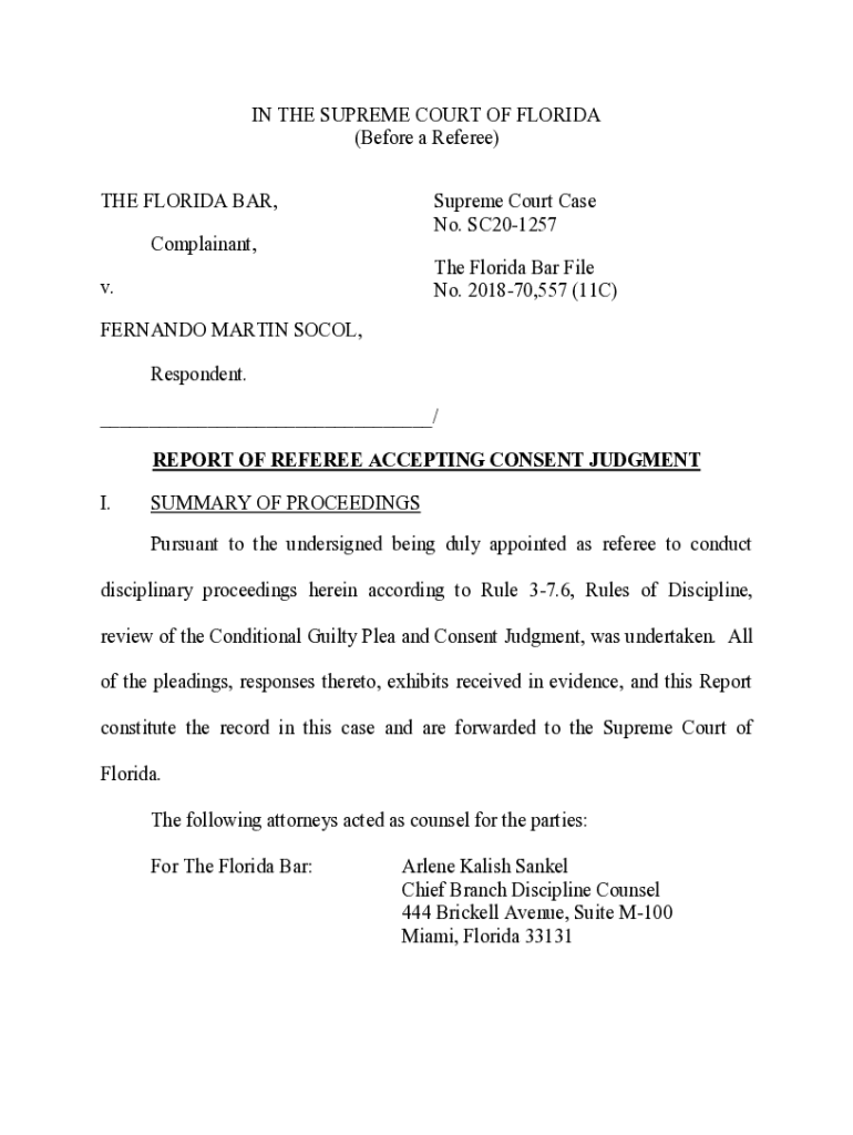 Fillable Online The Florida Bar v. Matus, 528 So. 2d 895 Fax Email ...