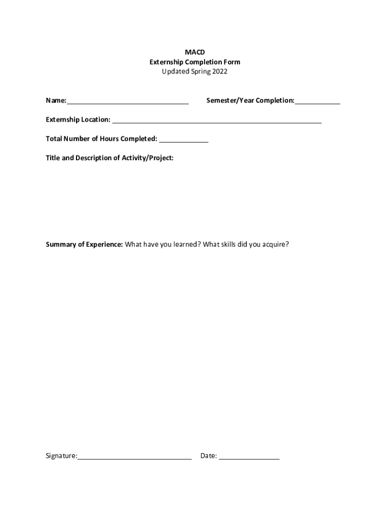 Fillable Online Field Placement (Externships) Frequently Asked ...