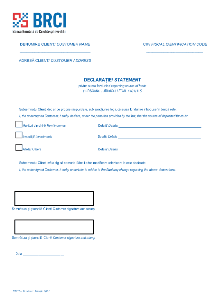 Fillable Online CIF/ FISCAL IDENTIFICATION CODE Fax Email Print - pdfFiller
