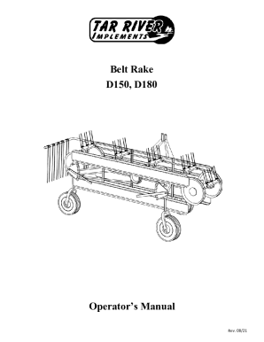 Fillable Online Belt Rake Fax Email Print - pdfFiller