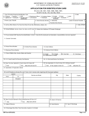 Fillable Online 2022-2024 Form CBP 3078 Fill Online, Printable ...