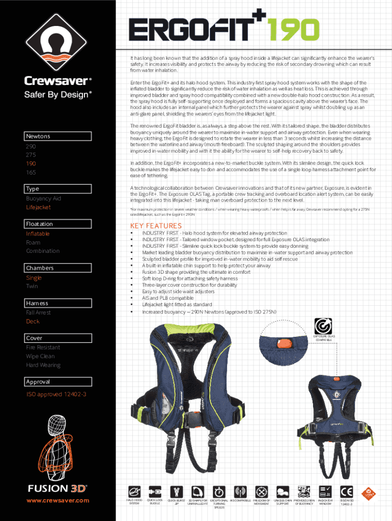 Fillable Online SURVITEC HALO LIFEJACKET - Q&A DOCUMENT Fax Email Print ...